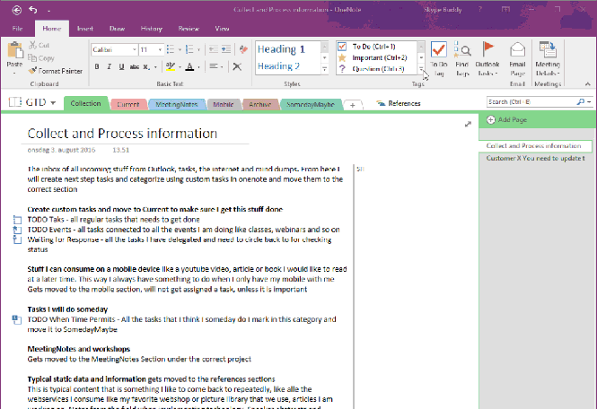 How to create automatic lists from your custom tags in #OneNote ...