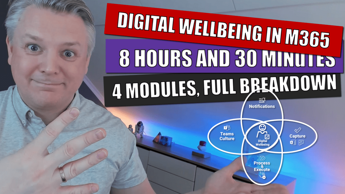 Digital Wellbeing and working smart in Microsoft 365 – msunified.net